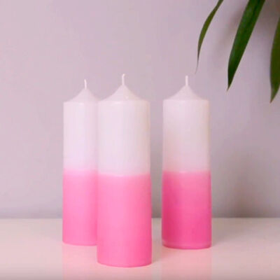 How to Make Dip Dyed Candles | Hobbycraft