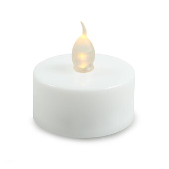 LED White Tealights 4 Pack | Hobbycraft