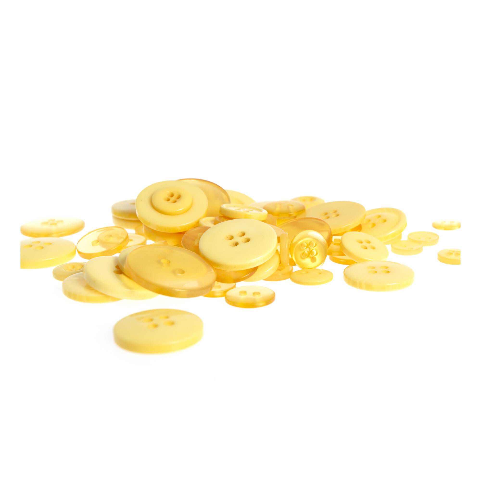 Yellow Buttons Pack 50g | Hobbycraft