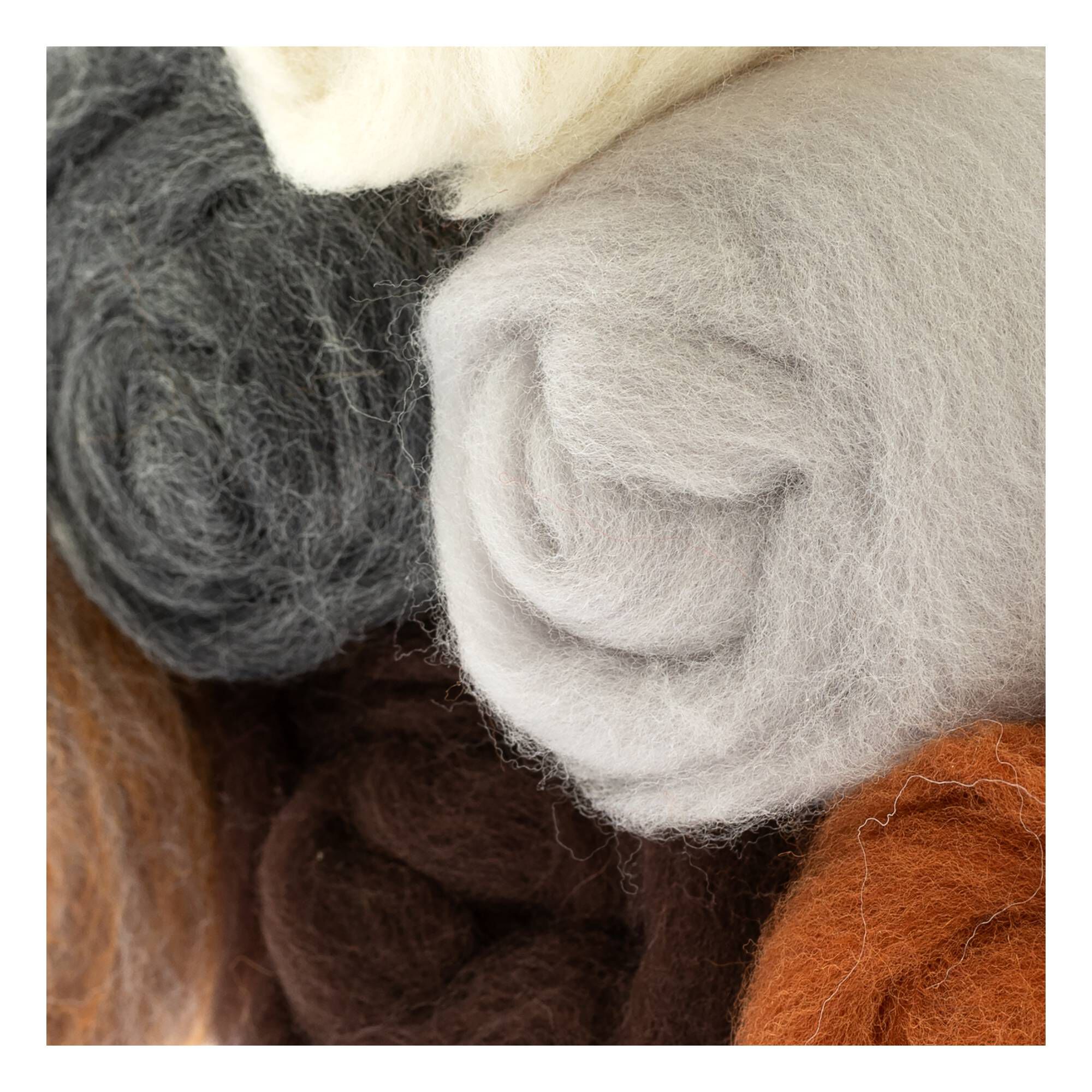 Natural Felting Bumper Bag 6 Pack | Hobbycraft