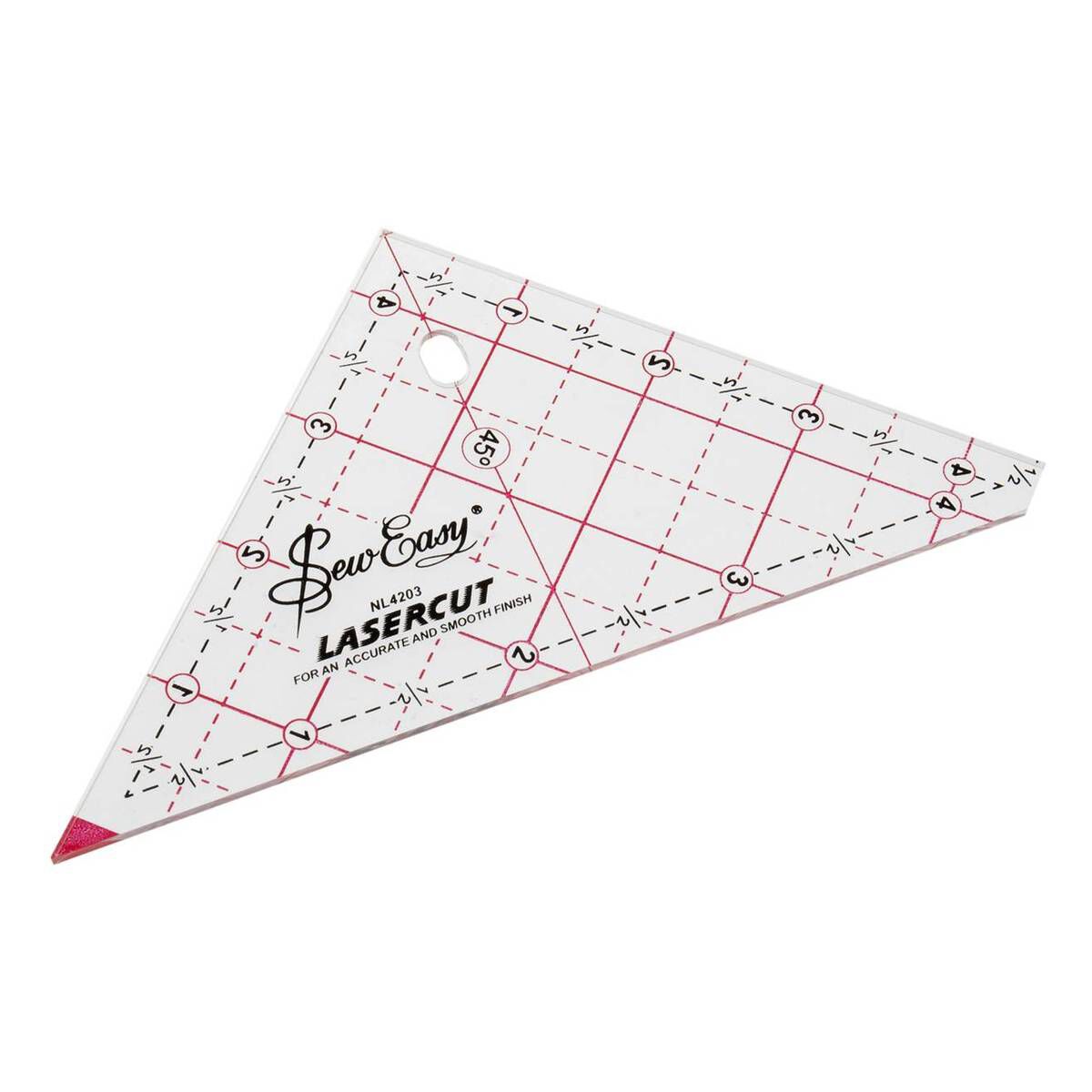 Sew Easy Patchwork Triangle Template 4.5 Inches | Hobbycraft