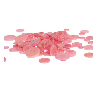 Pink Buttons Pack 50g | Hobbycraft