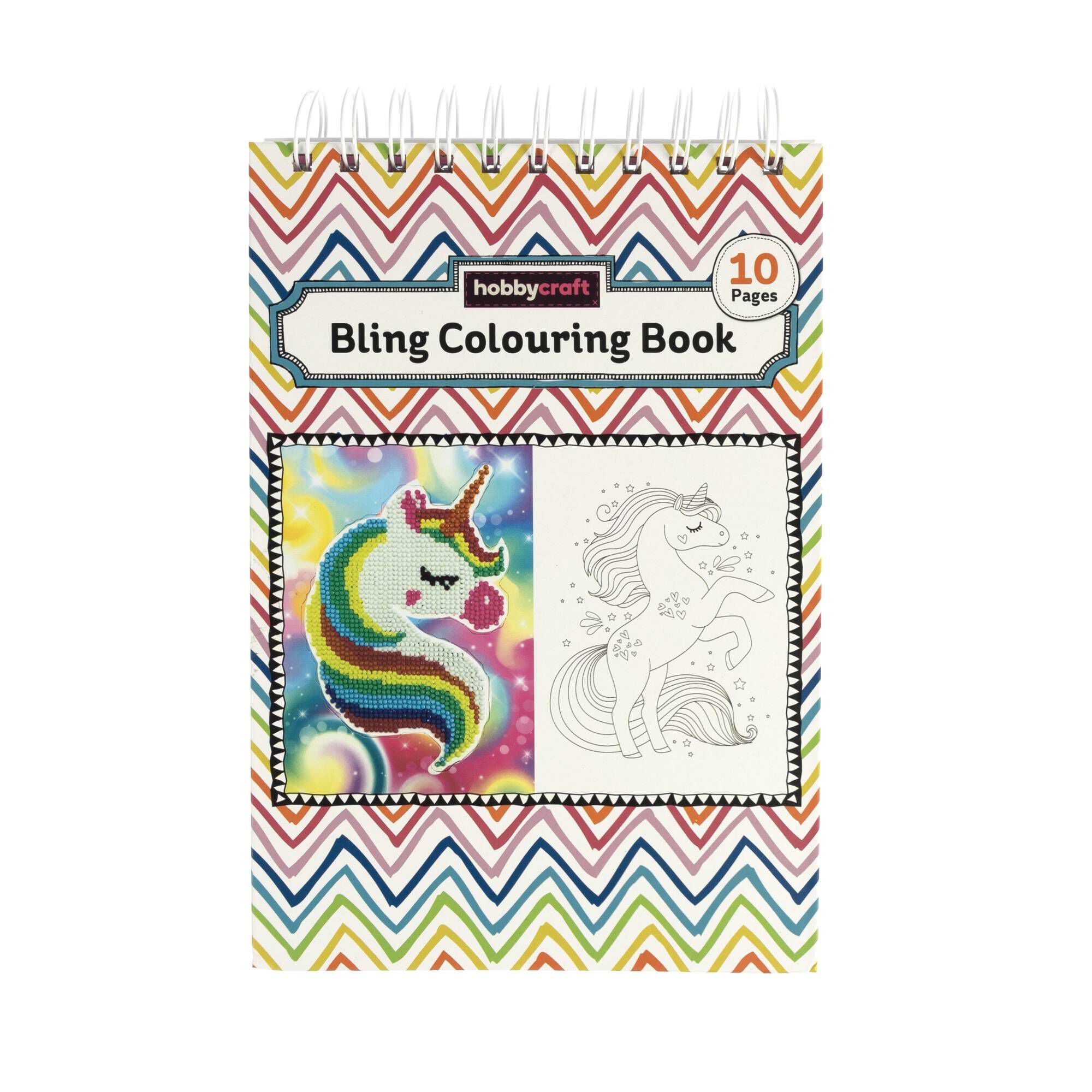 Unicorn Bling Colouring Book | Hobbycraft