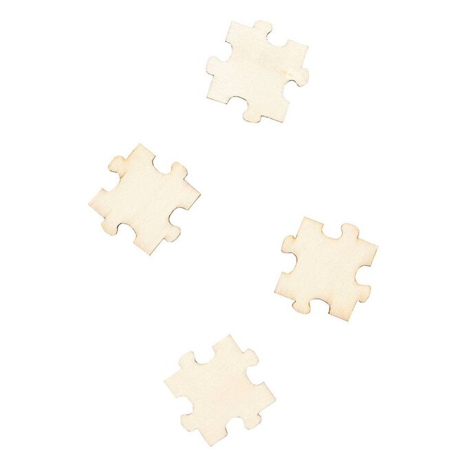 Papermania Mini Wooden Jigsaw Puzzle Shapes 36 Pack | Hobbycraft