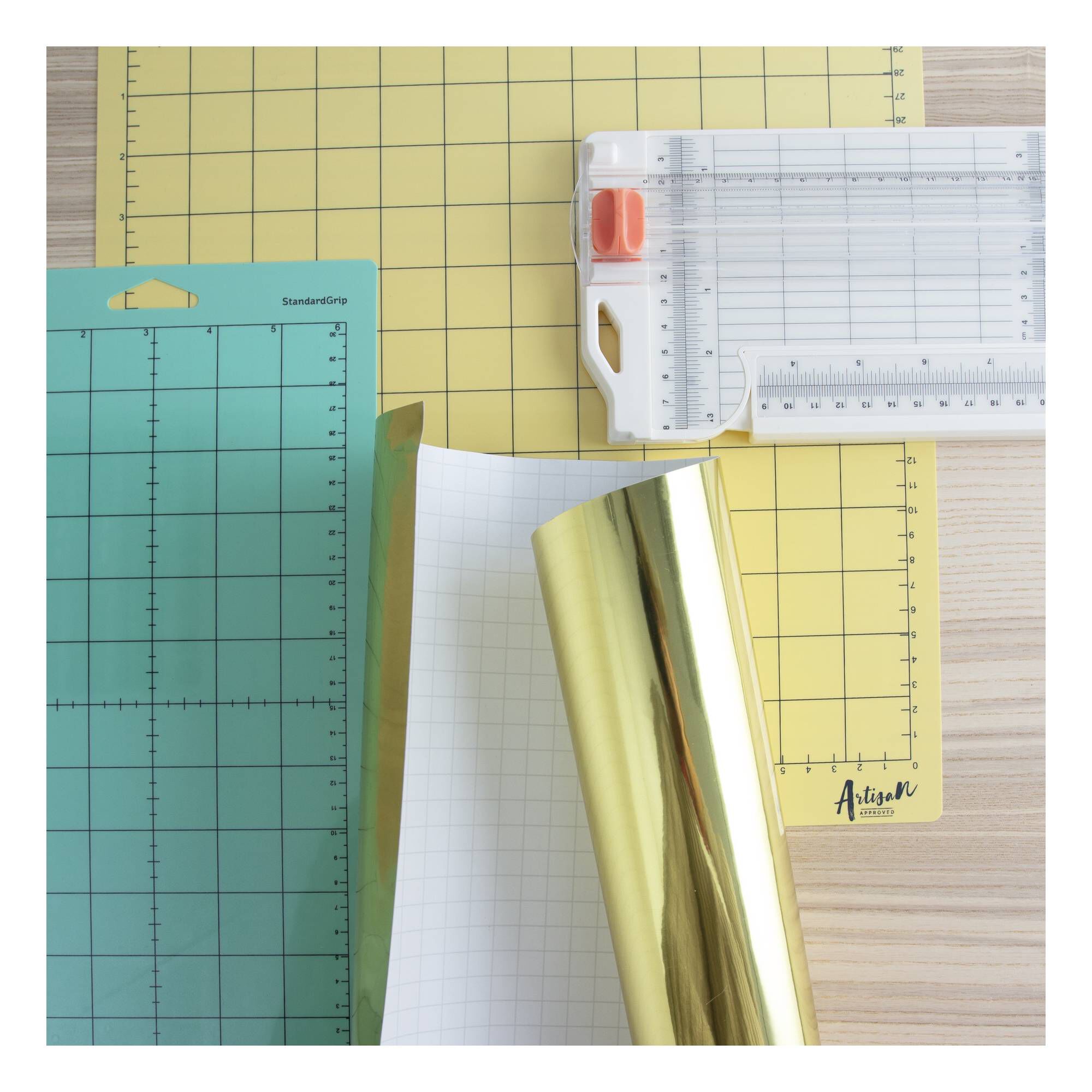 Metallic Gold Glossy Permanent Vinyl 12 x 48 Inches | Hobbycraft