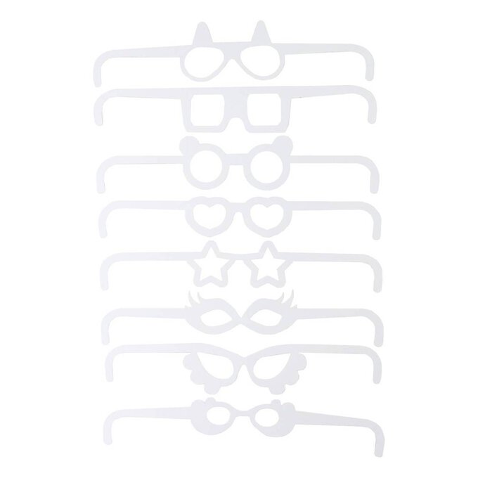 Colour-In Paper Glasses 16 Pack | Hobbycraft