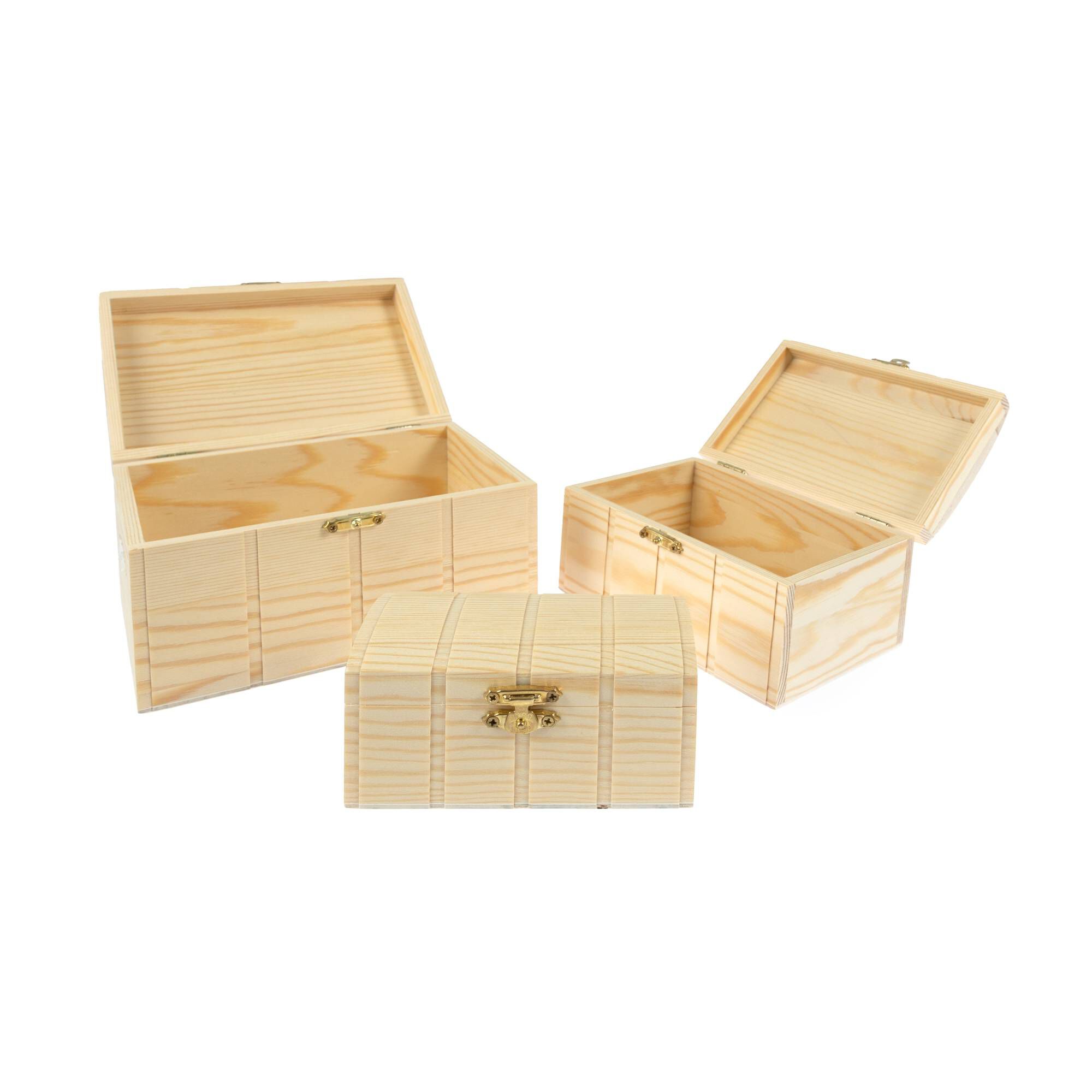 Wooden Nesting Boxes Set 3 Pack | Hobbycraft