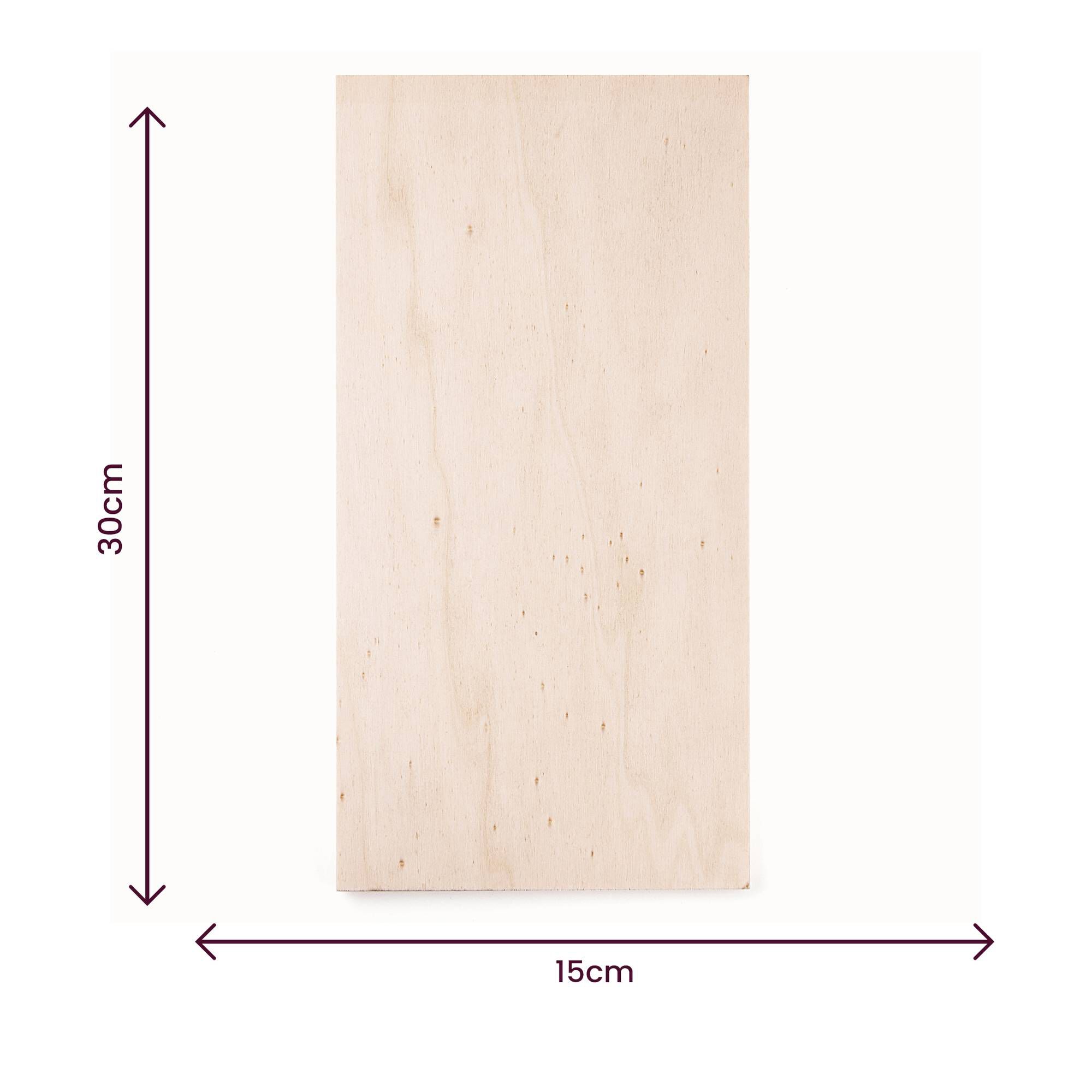 Poplar Plywood Sheet 6mm x 15cm x 30cm | Hobbycraft