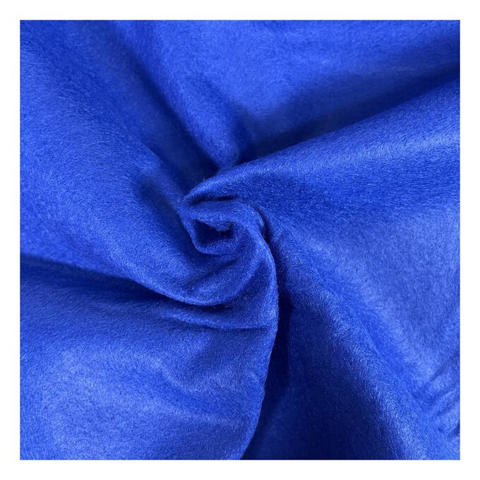 Royal Blue Felt Fabric by the Metre | Hobbycraft