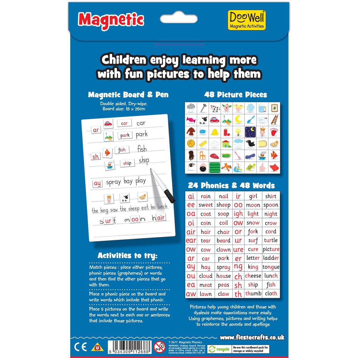 Magnetic Phonics with Words and Pictures | Hobbycraft