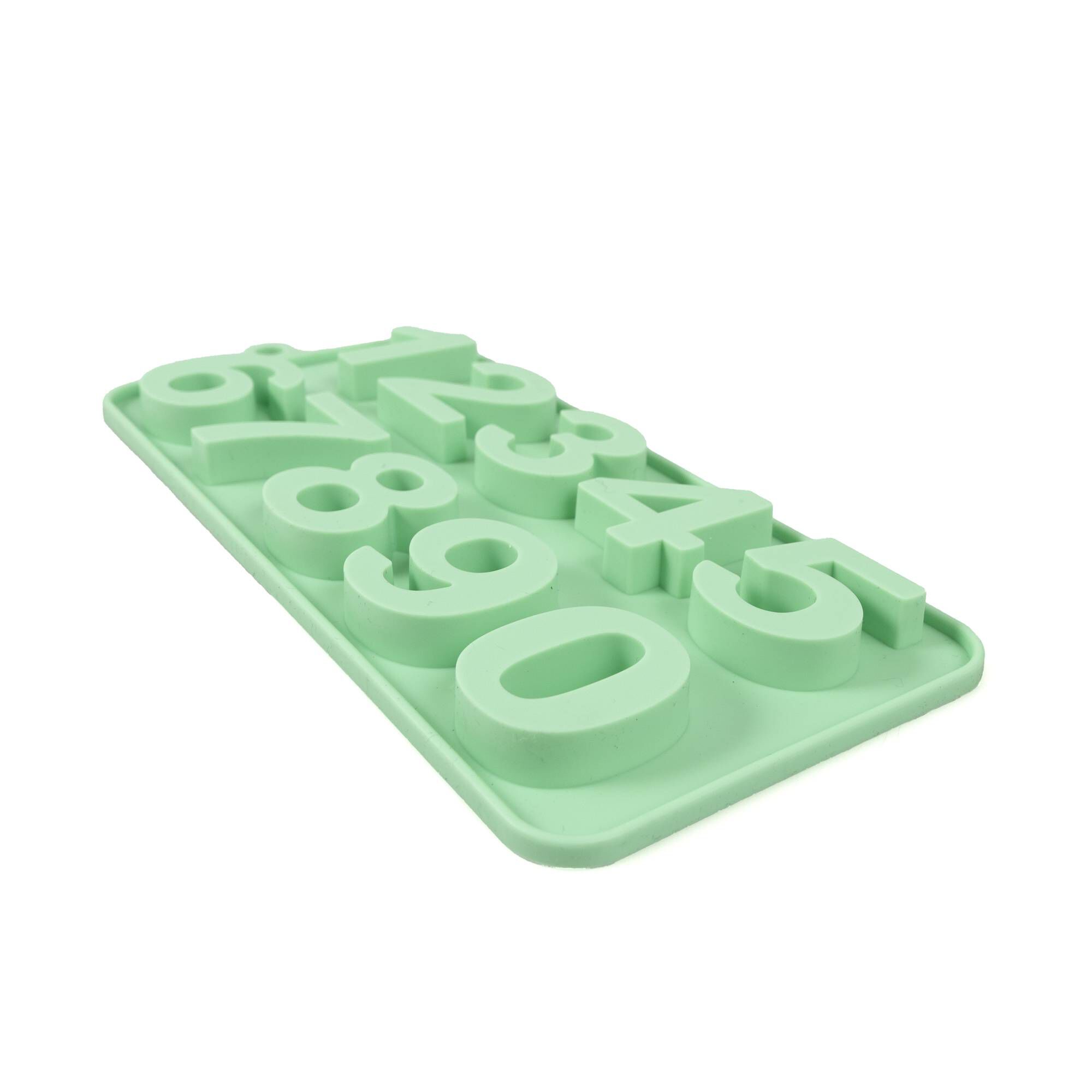 Whisk Large Numbers Silicone Candy Mould 10 Wells | Hobbycraft