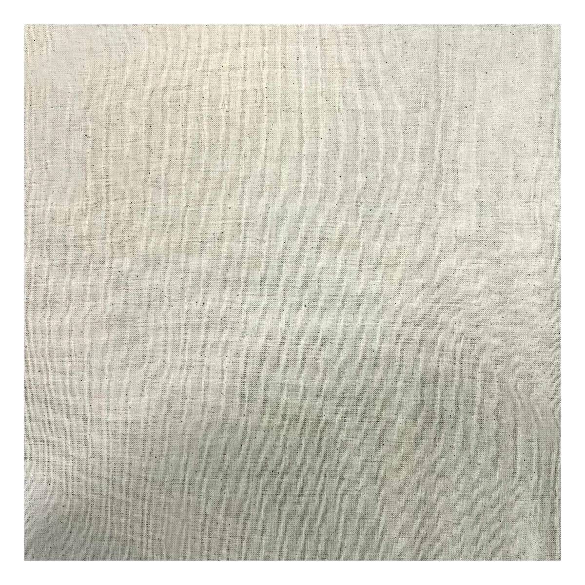 Beige Cotton Calico Fabric by the Metre | Hobbycraft