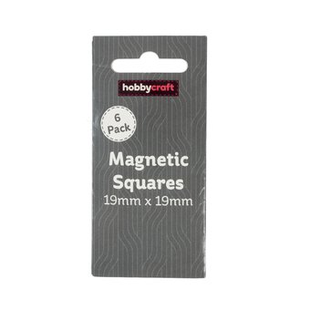 Magnetic Squares 19mm 6 Pack | Hobbycraft