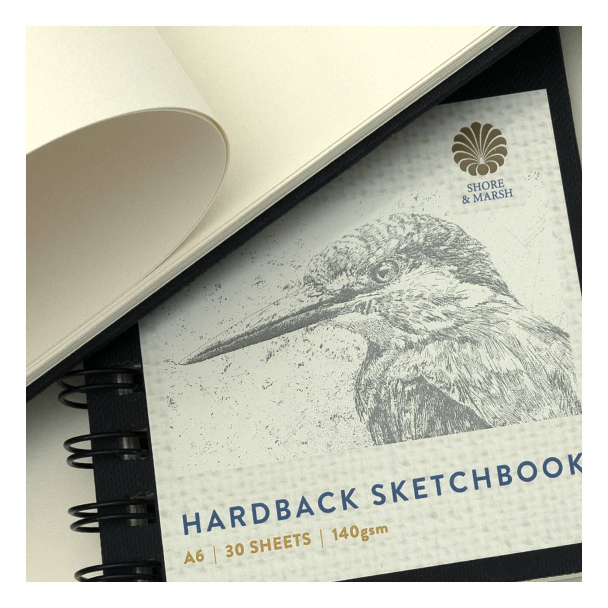 Shore & Marsh Portrait Hardback Sketchbook A6 30 Sheets | Hobbycraft