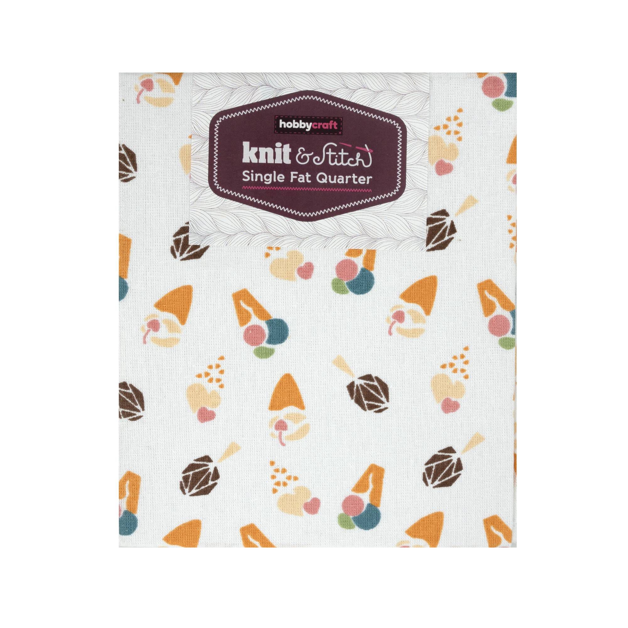 Cream Lolly Single Cotton Fat Quarter | Hobbycraft