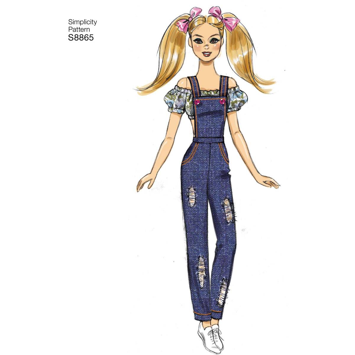 Simplicity Doll Clothes Sewing Pattern S8865 | Hobbycraft