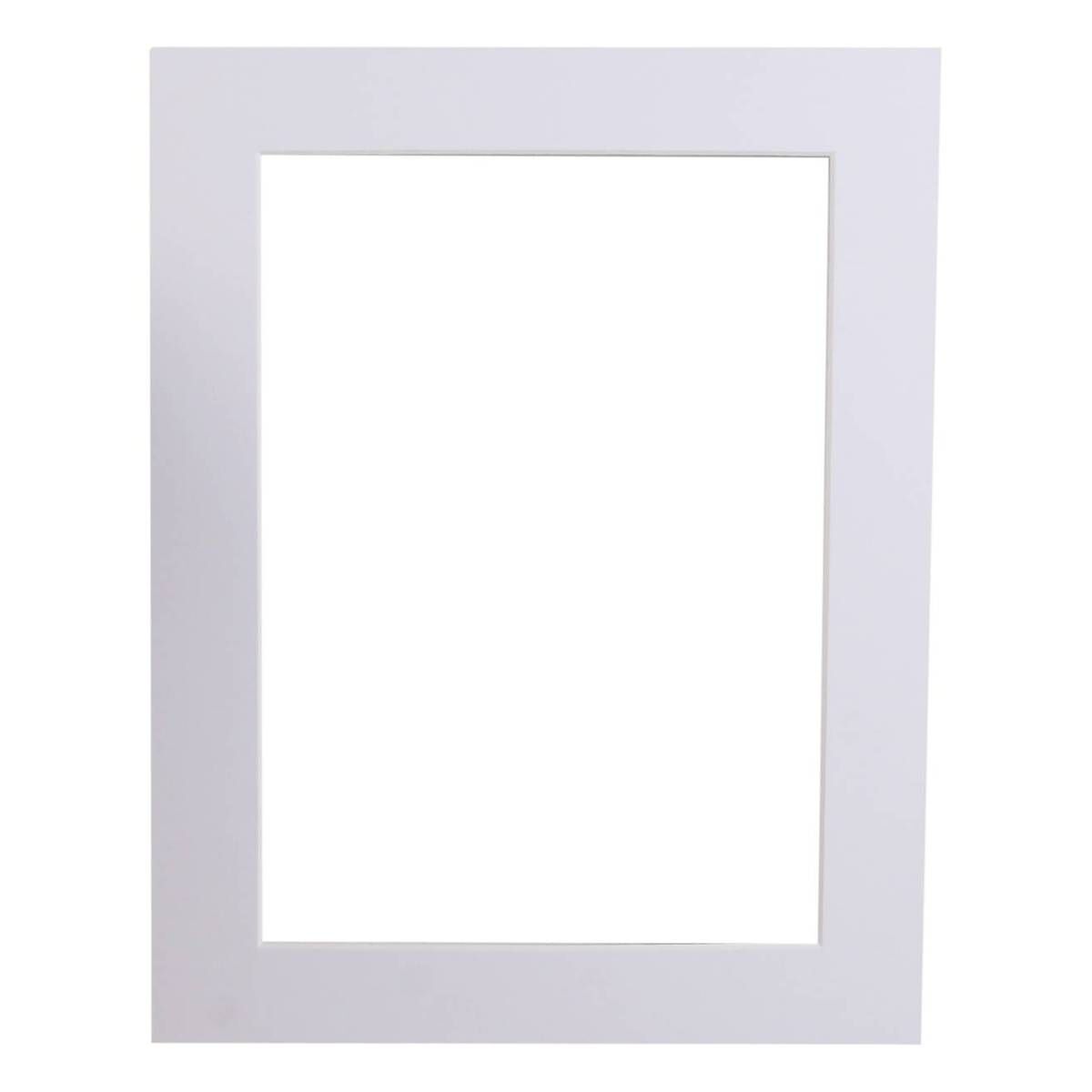 Iced White Single Aperture Mount 14 x 11 Inches | Hobbycraft
