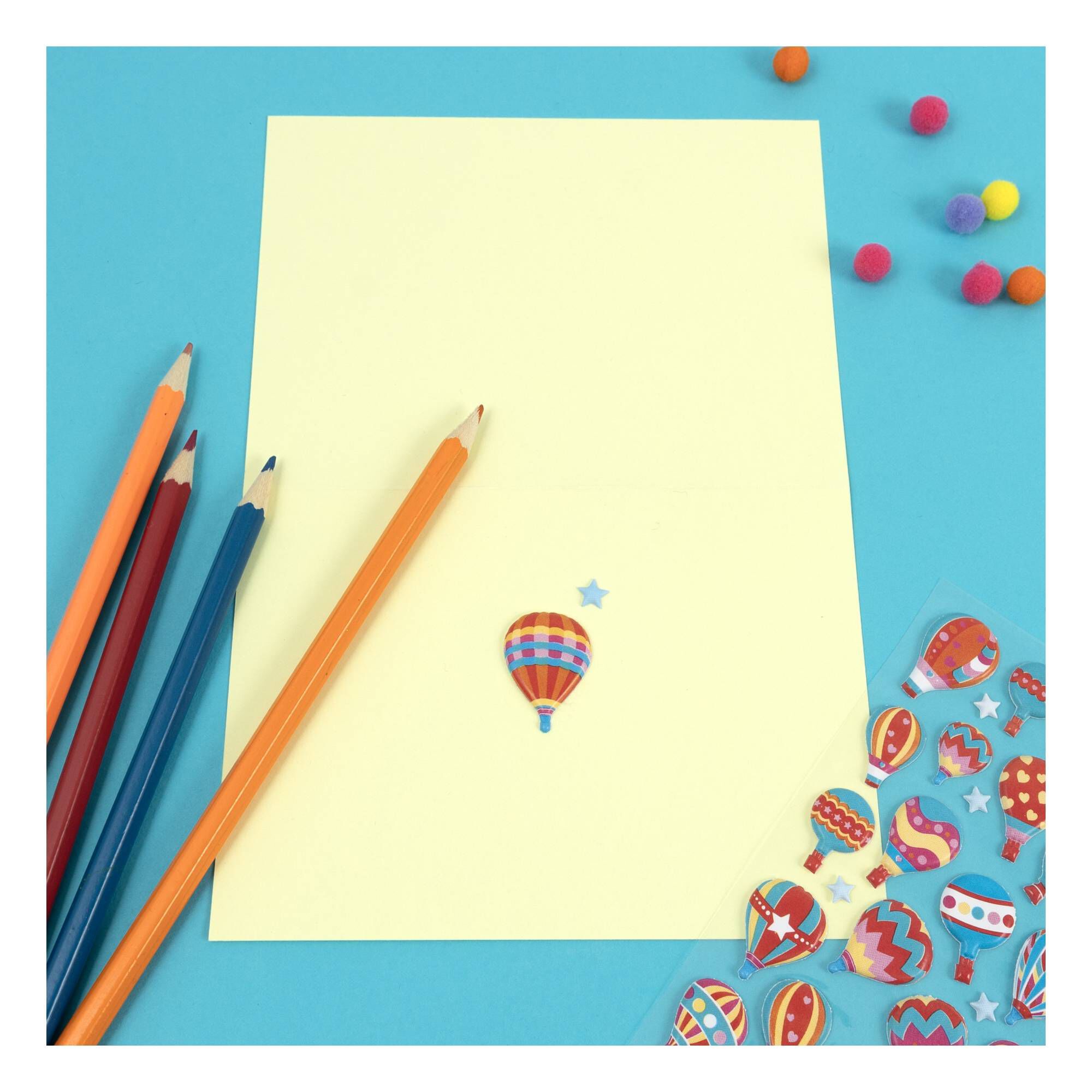 Hot Air Balloon Puffy Stickers | Hobbycraft