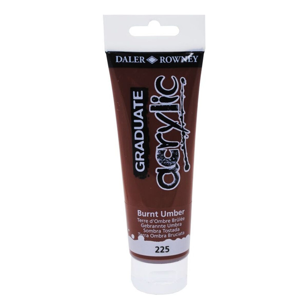 Daler-Rowney Graduate Burnt Umber Acrylic Paint 120ml | Hobbycraft