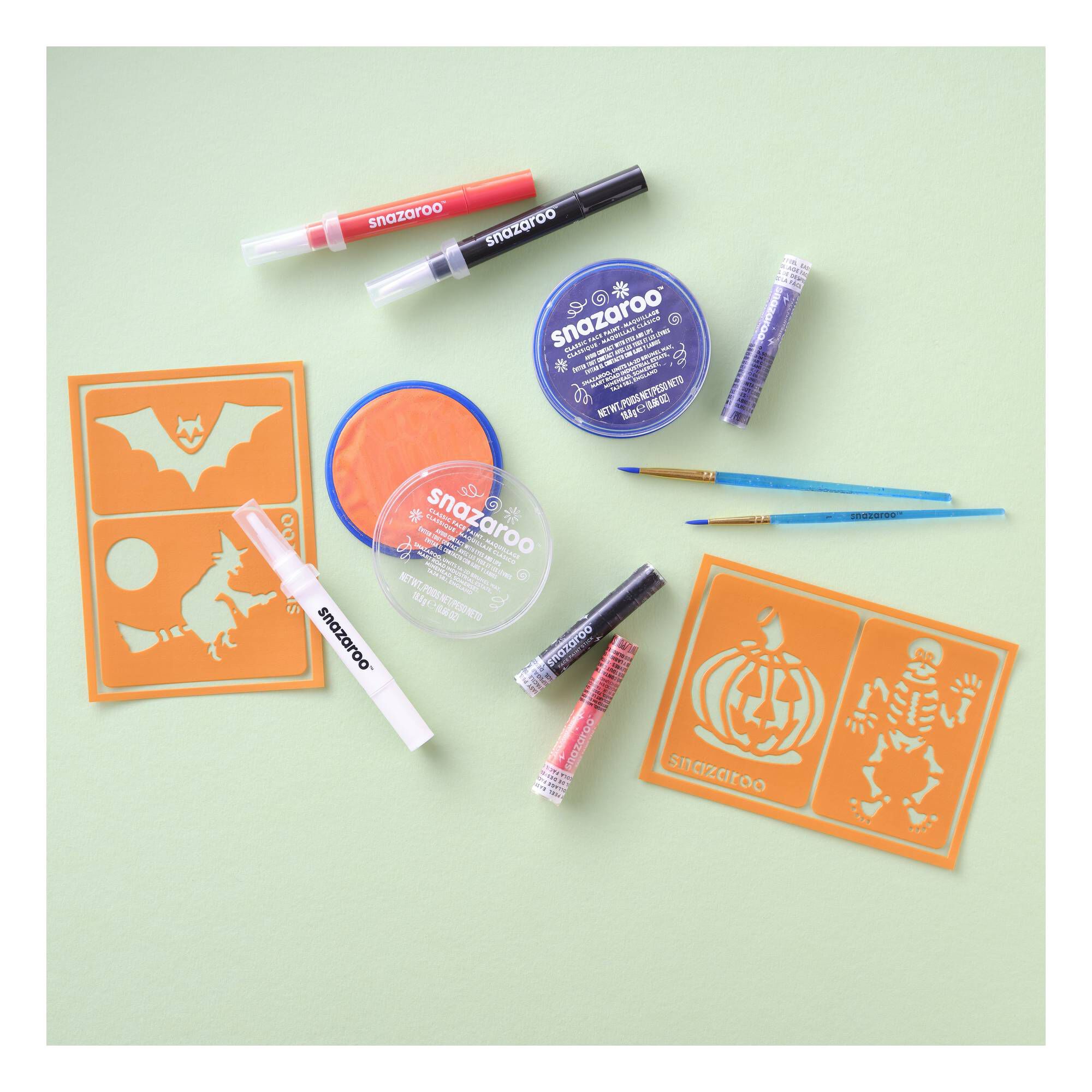 Snazaroo Halloween Stencils 6 Pack | Hobbycraft