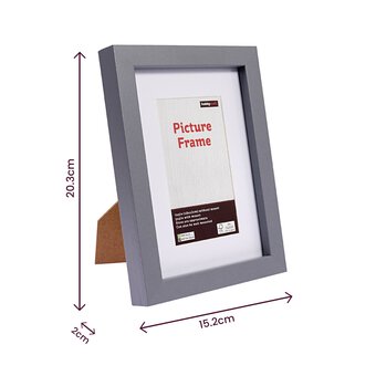 Light Grey Picture Frame 18cm x 13cm | Hobbycraft