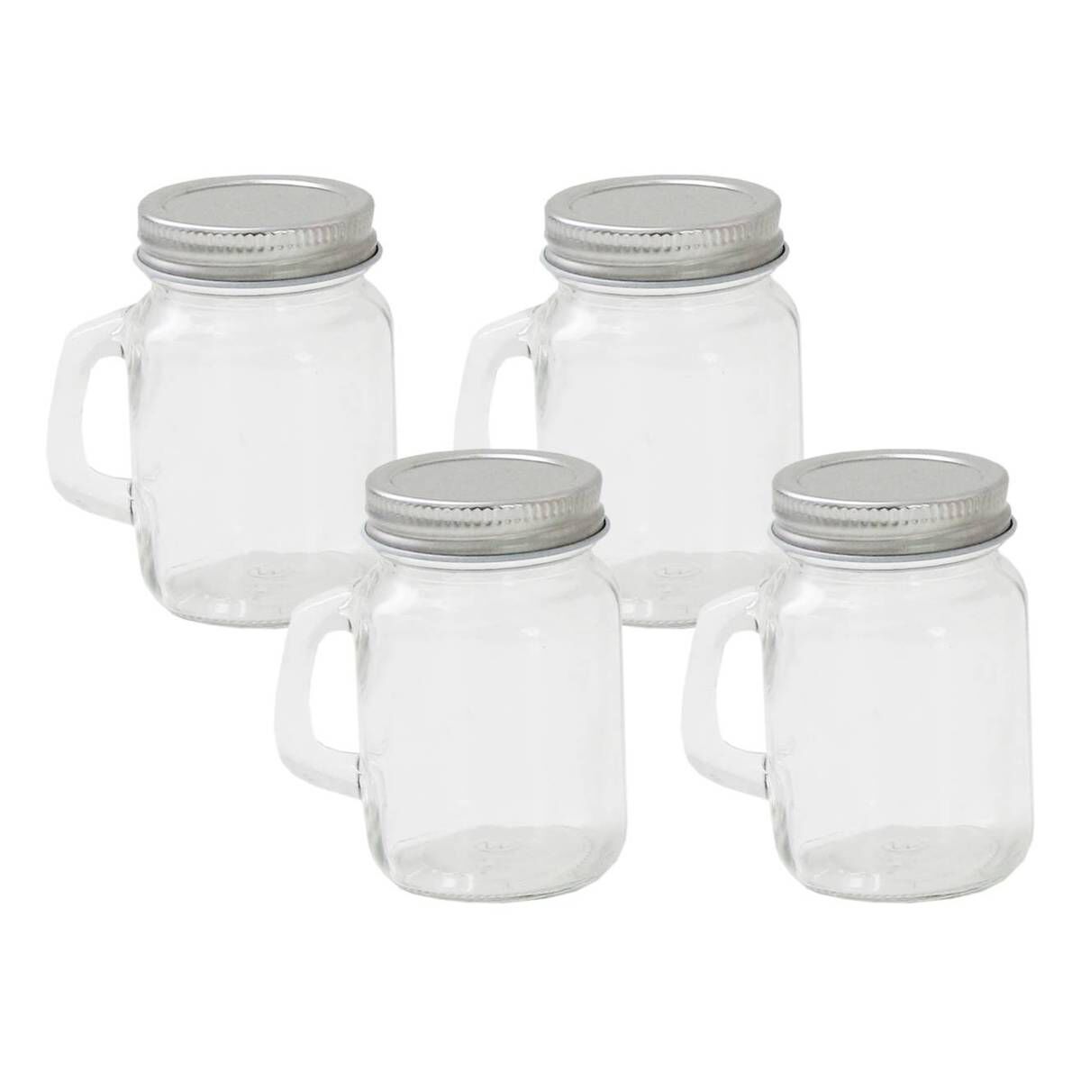 Mini Favour Jars 120ml 4 Pack | Hobbycraft
