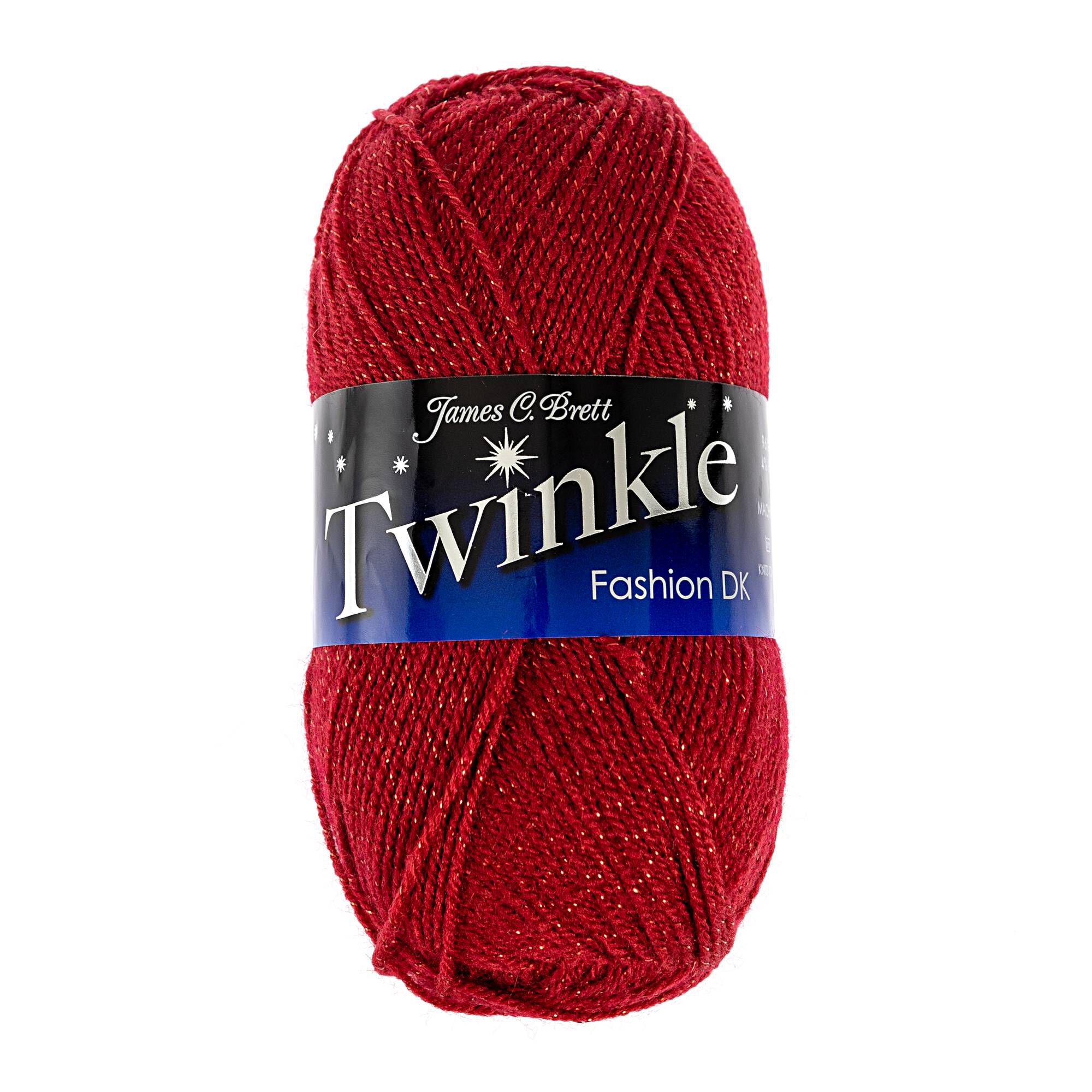 James C Brett Claret Twinkle DK Yarn 100g | Hobbycraft