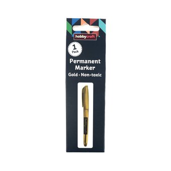 Gold Fine Permanent Marker | Hobbycraft