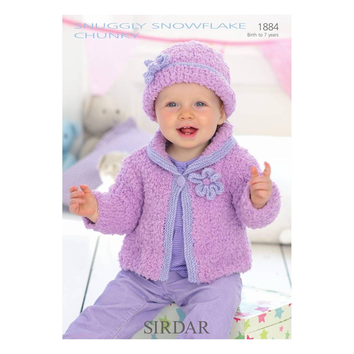 Sirdar Snowflake Chunky Cardigan and Hat Digital Pattern 1884 | Hobbycraft