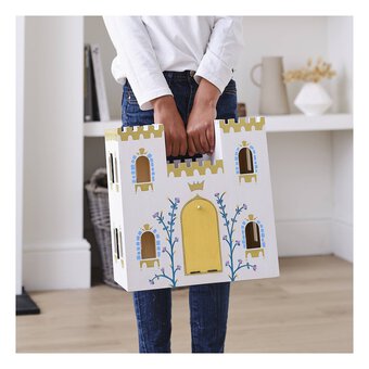 Wooden Play Castle 30cm x 19.5cm | Hobbycraft
