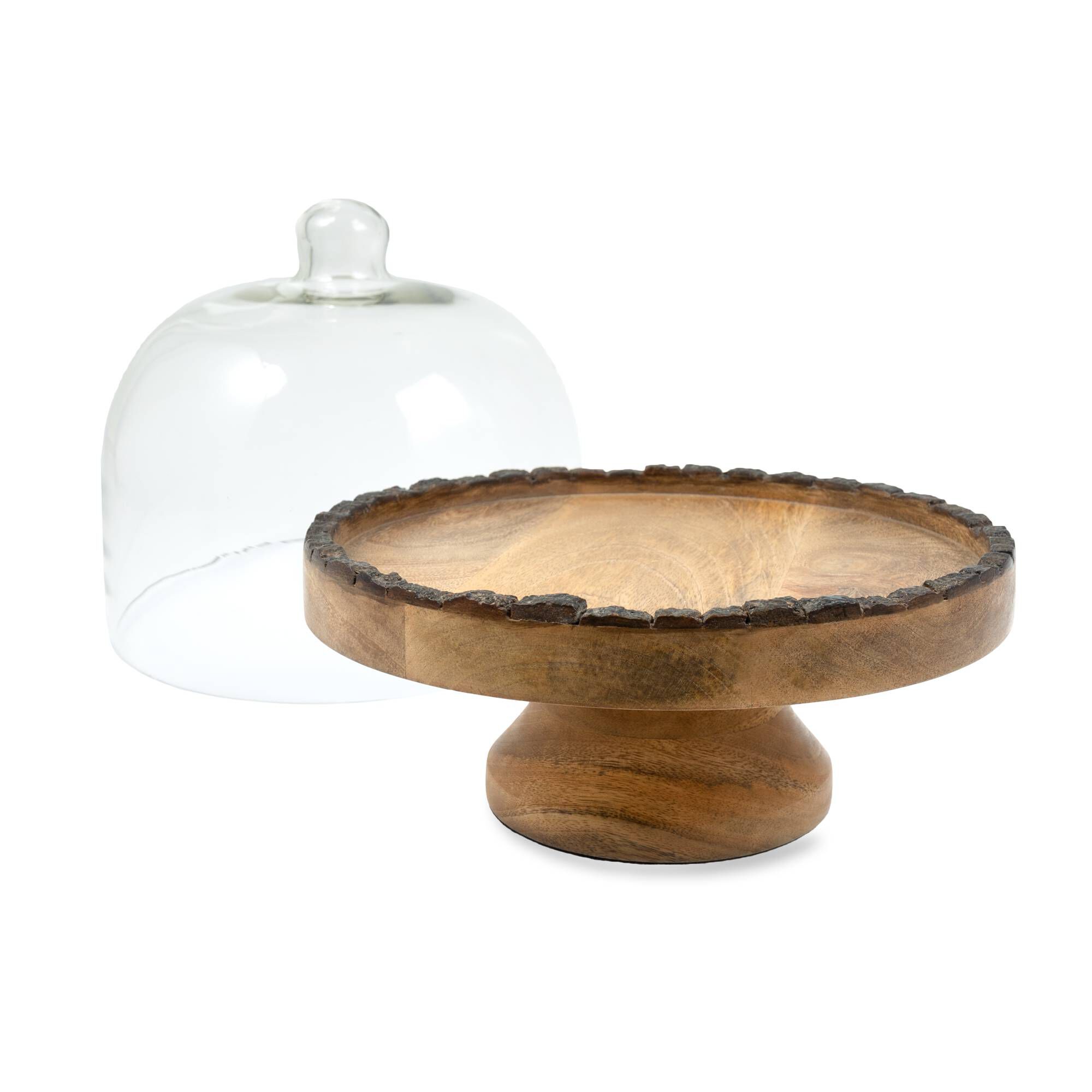 Whisk Wooden Domed Cake Stand 11 Inches | Hobbycraft