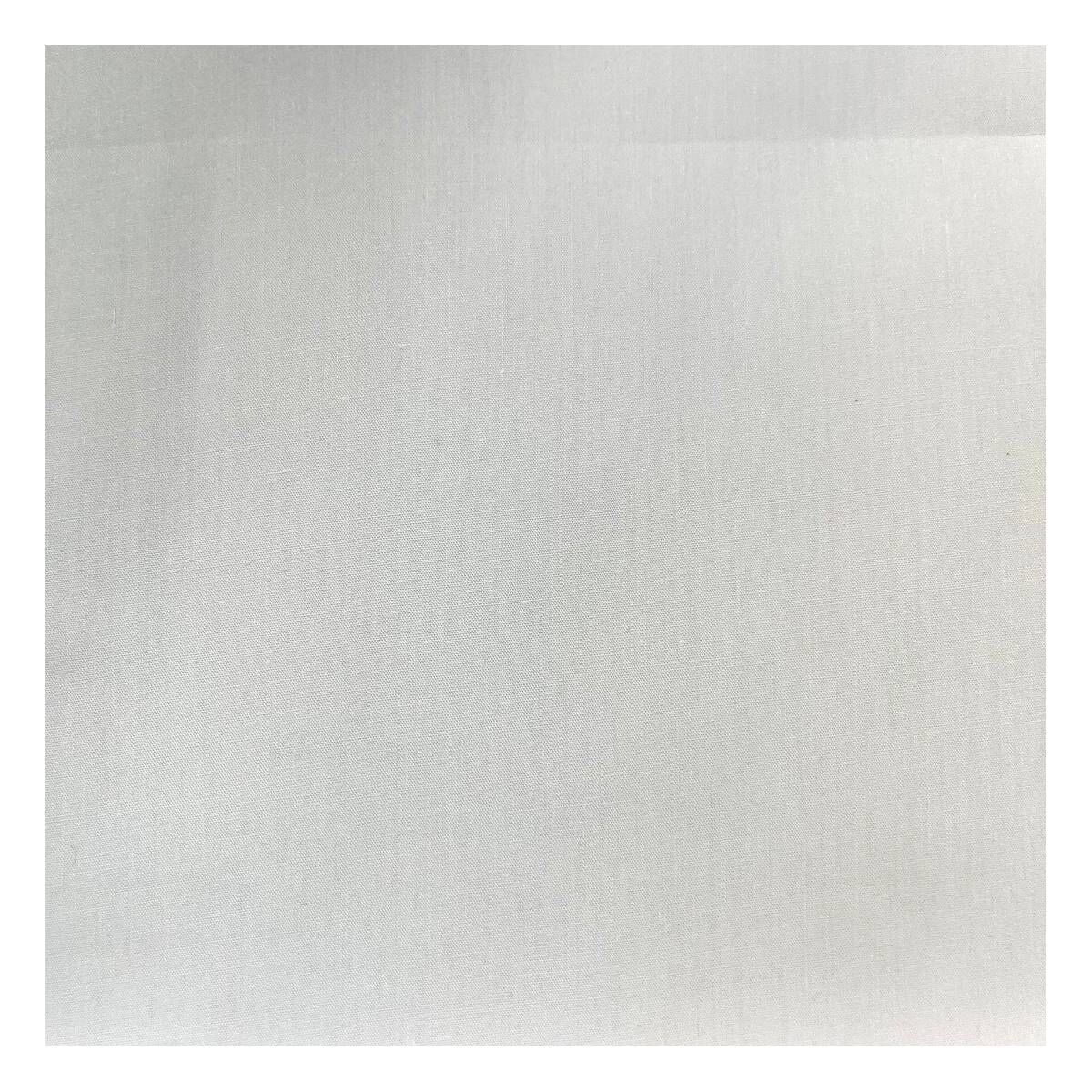 White Polycotton Fabric by the Metre | Hobbycraft