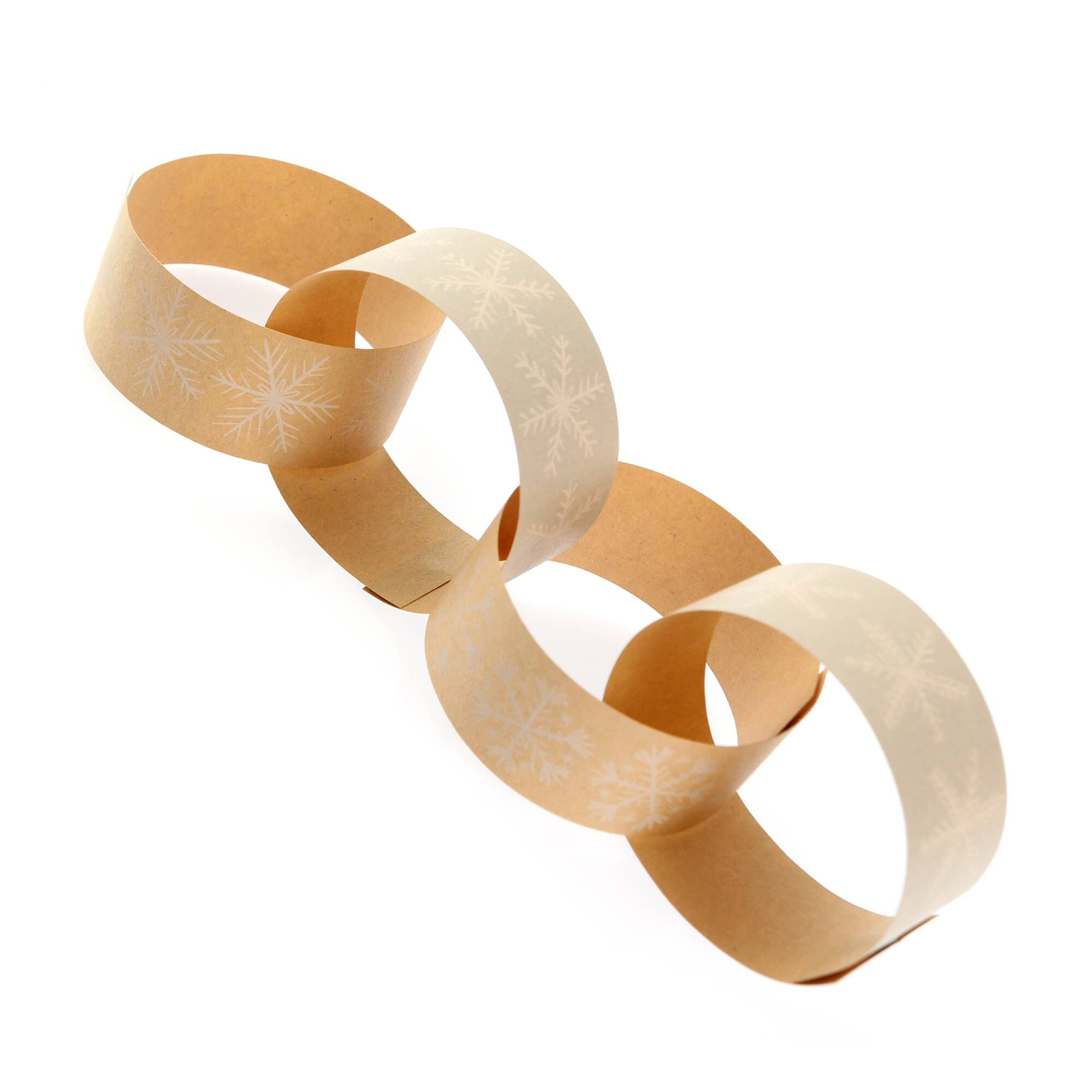 Snowflakes Paper Chains 90 Pack | Hobbycraft