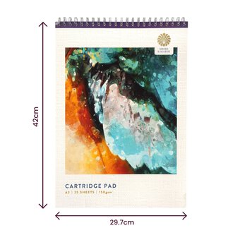 Shore & Marsh Cartridge Pad A3 25 Sheets | Hobbycraft