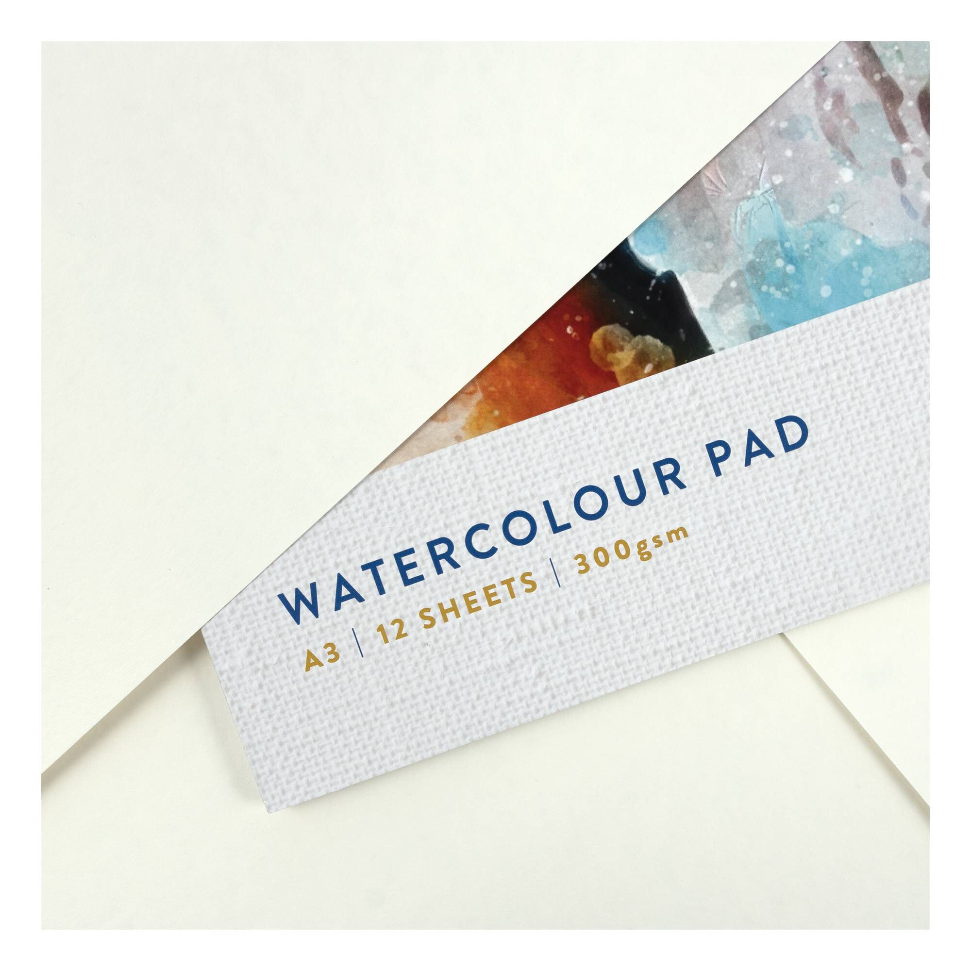Shore & Marsh Rough Grain Watercolour Pad A3 12 Sheets | Hobbycraft