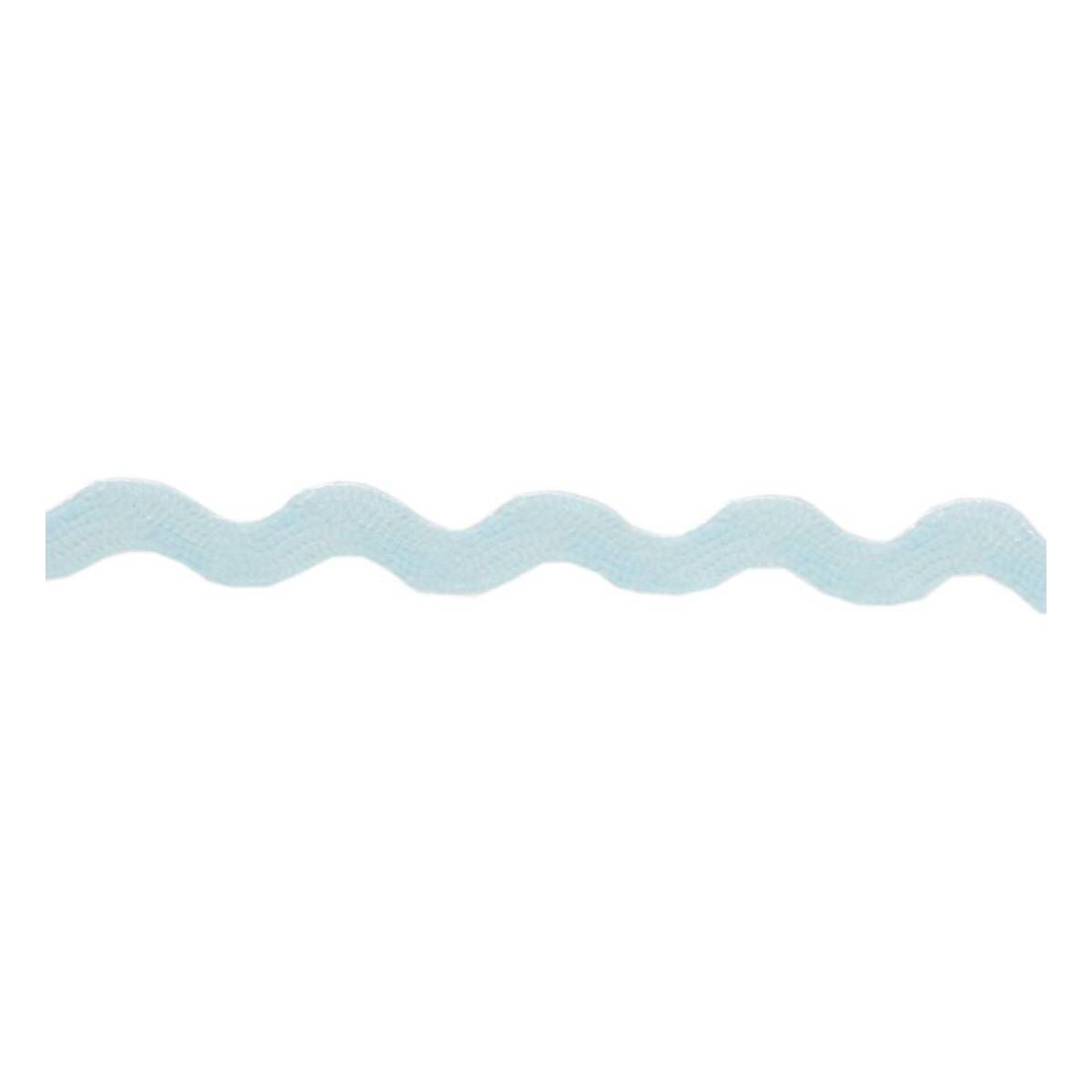 Baby Blue Ric Rac Ribbon 6mm x 4m | Hobbycraft
