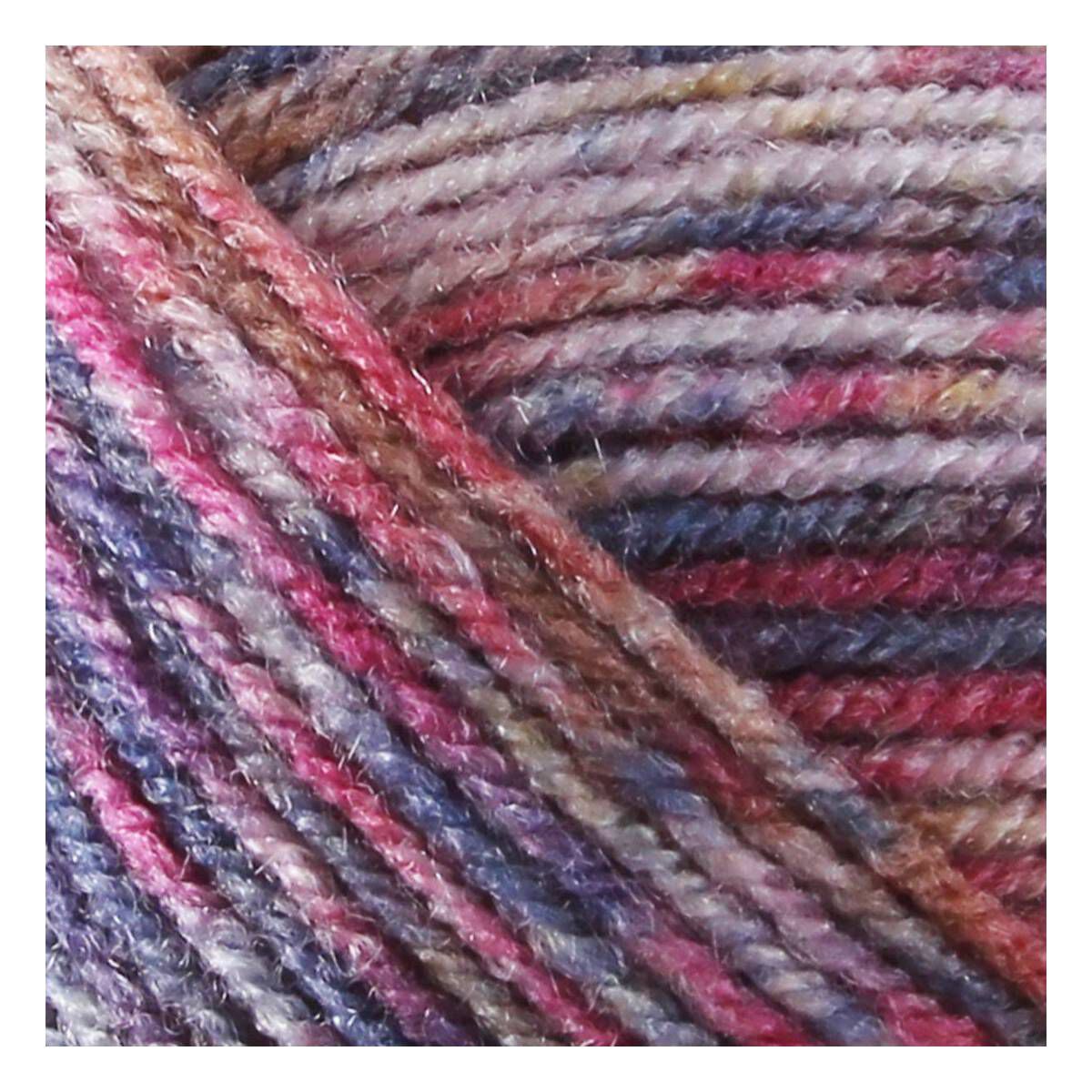 James C Brett Denim Raspberry Mix Stonewash DK Yarn 100g | Hobbycraft