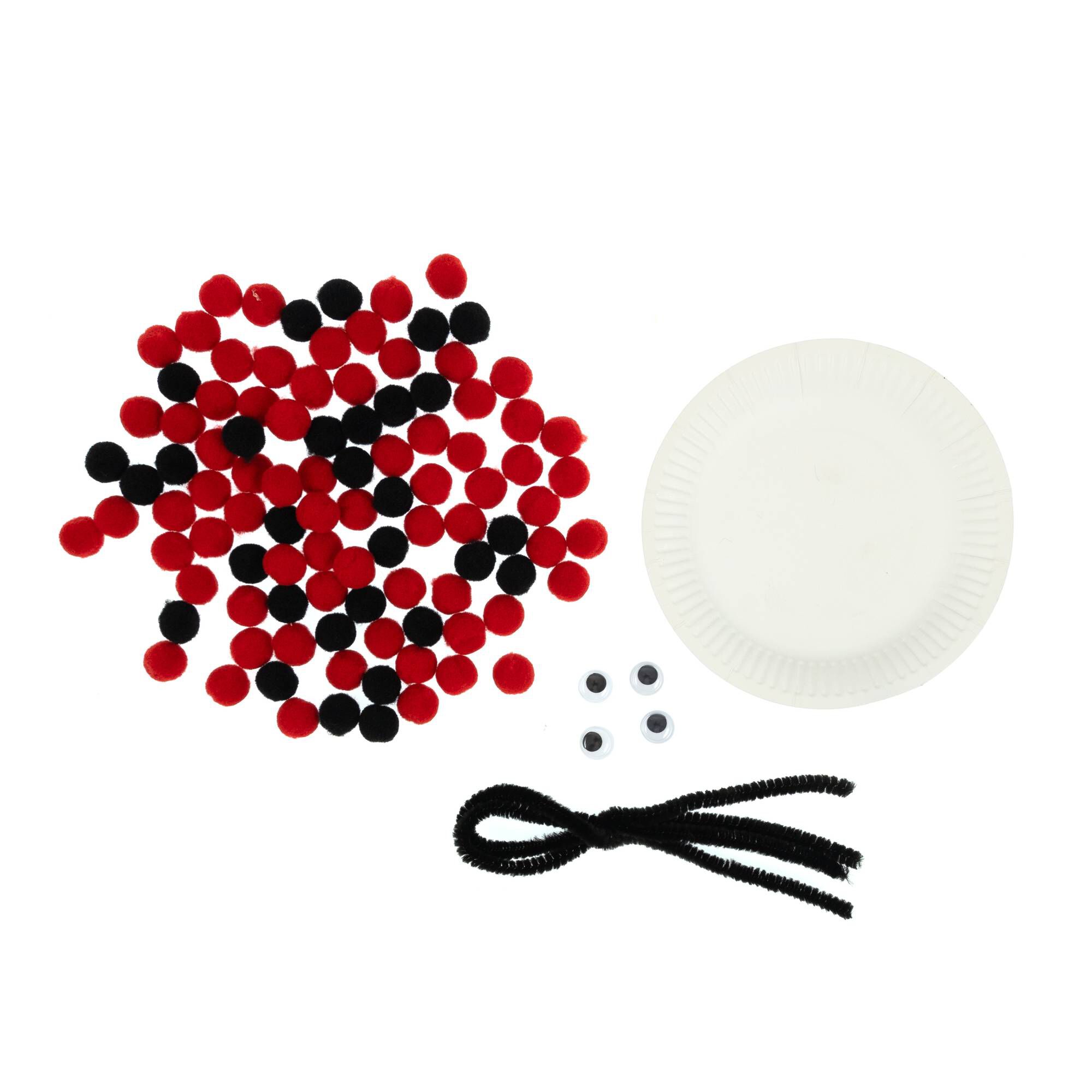 Ladybird Pom Pom Plate Kit | Hobbycraft
