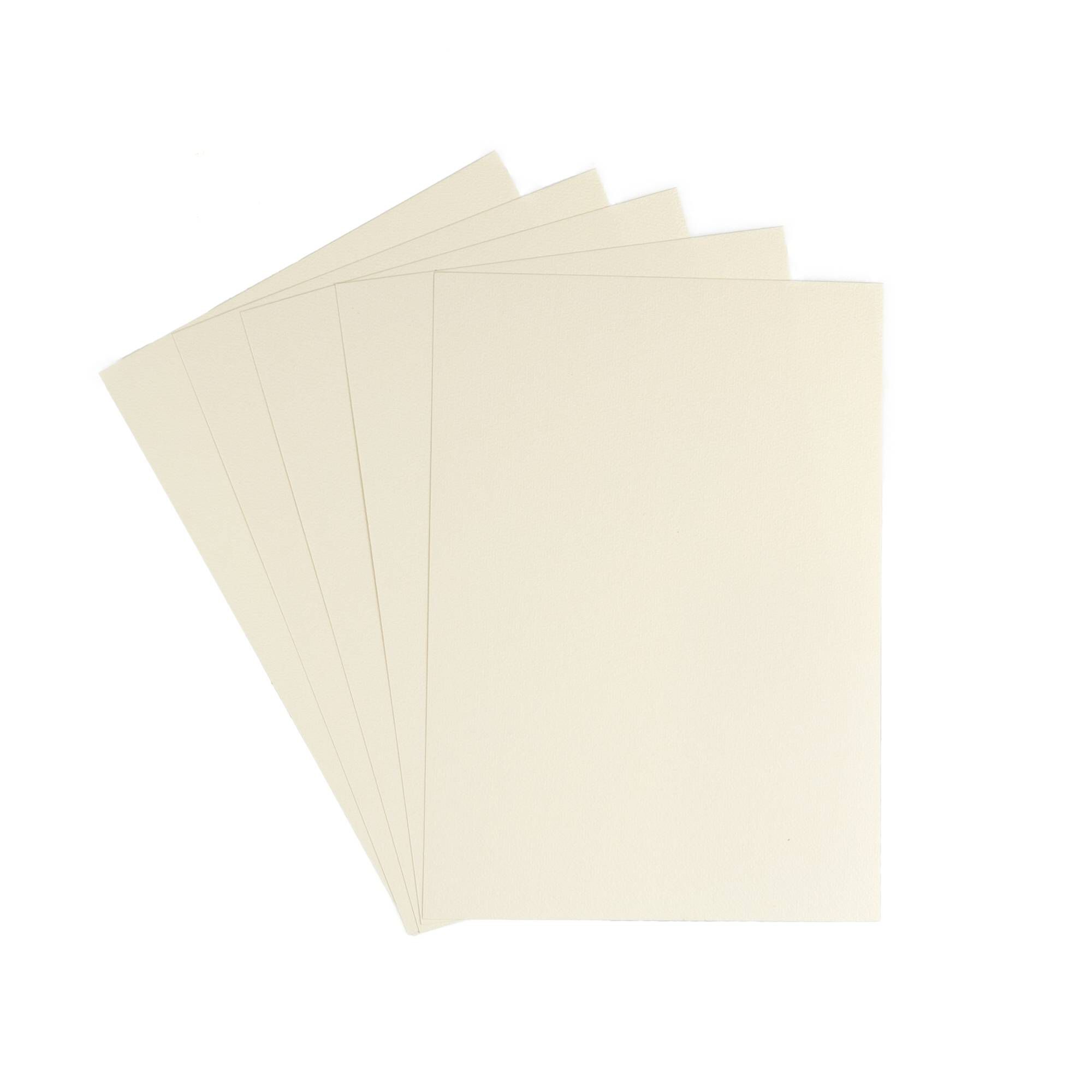 Ivory Hammered Card A4 10 Pack | Hobbycraft