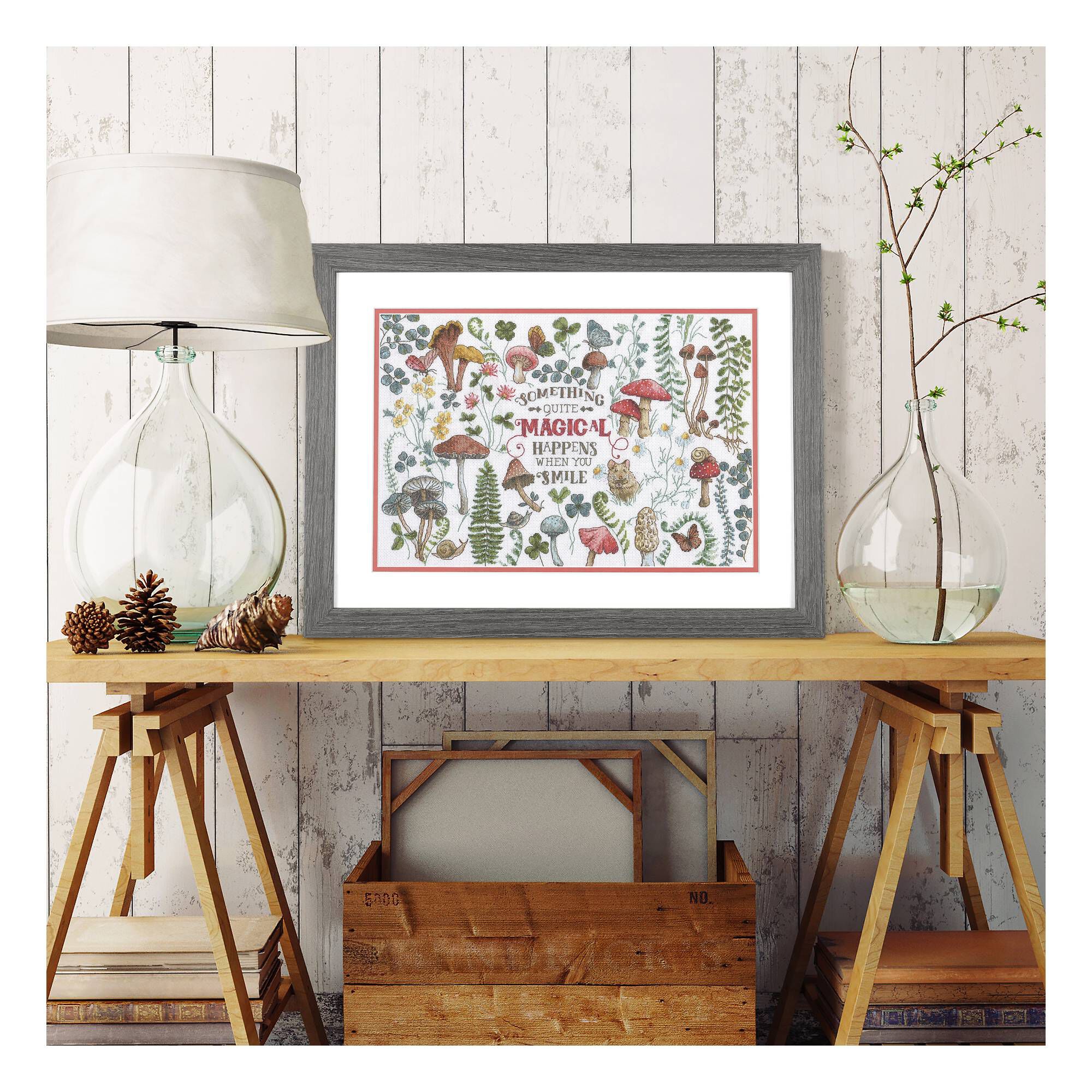 Dimensions Woodland Magic Counted Cross Stitch Kit 25cm x 36cm | Hobbycraft