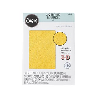 Sizzix Celebrate 3D Embossing Folder A6 | Hobbycraft