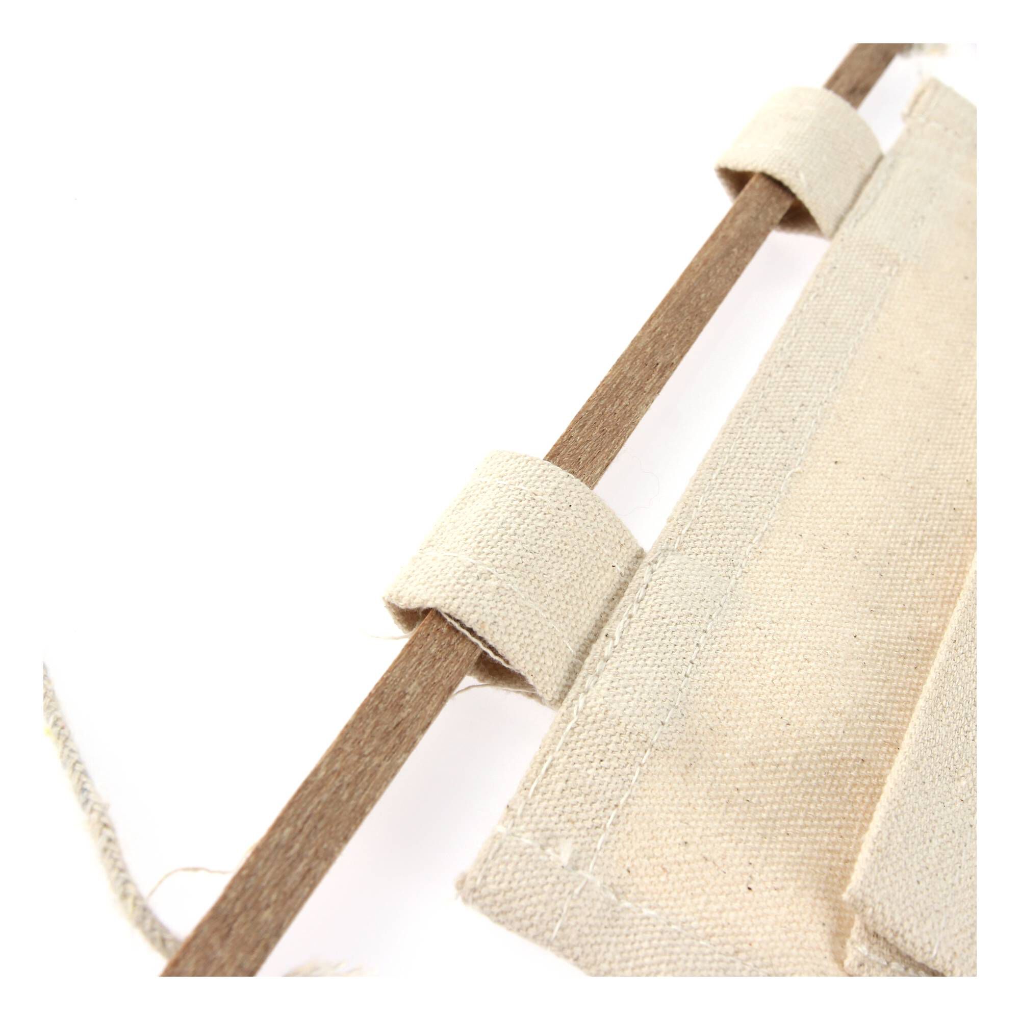 Natural Canvas Hanging Storage 56cm x 26cm | Hobbycraft