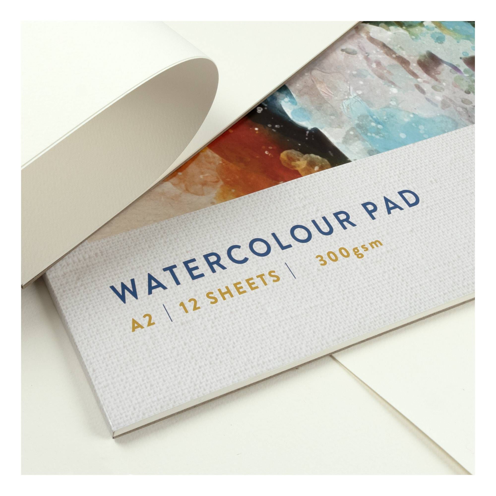 Shore & Marsh Cold Pressed Watercolour Pad A2 Inches 12 Sheets | Hobbycraft