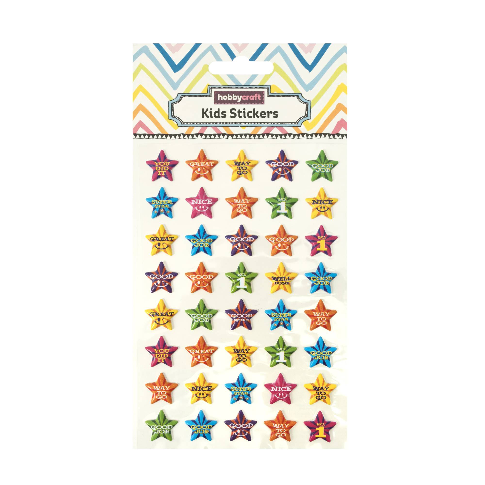 Star Reward Puffy Stickers | Hobbycraft