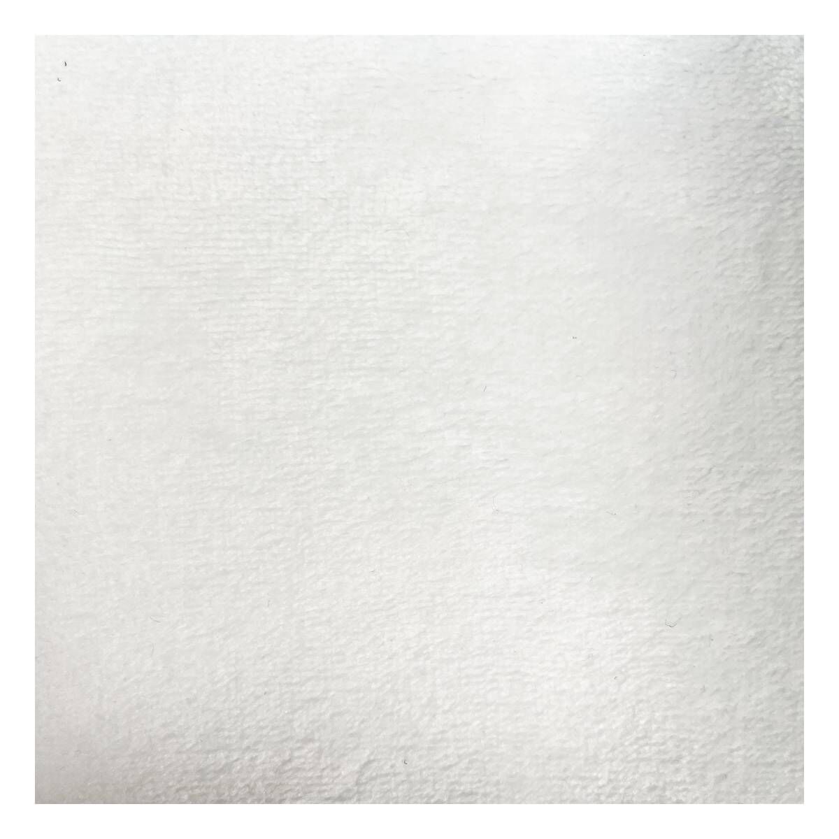 White Cuddle Fleece Fabric by the Metre | Hobbycraft