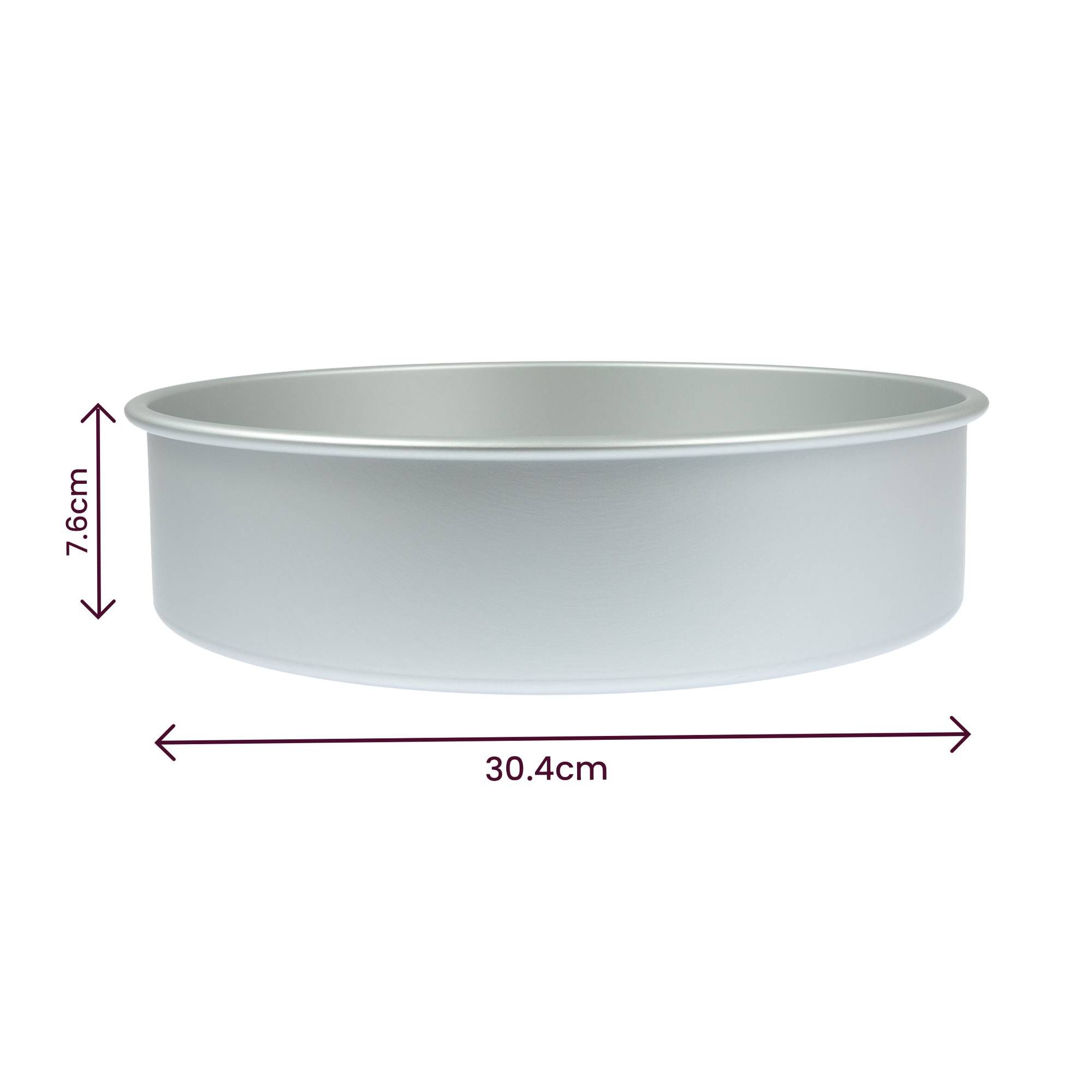 Whisk Round Aluminium Cake Tin 12 x 3 Inches | Hobbycraft