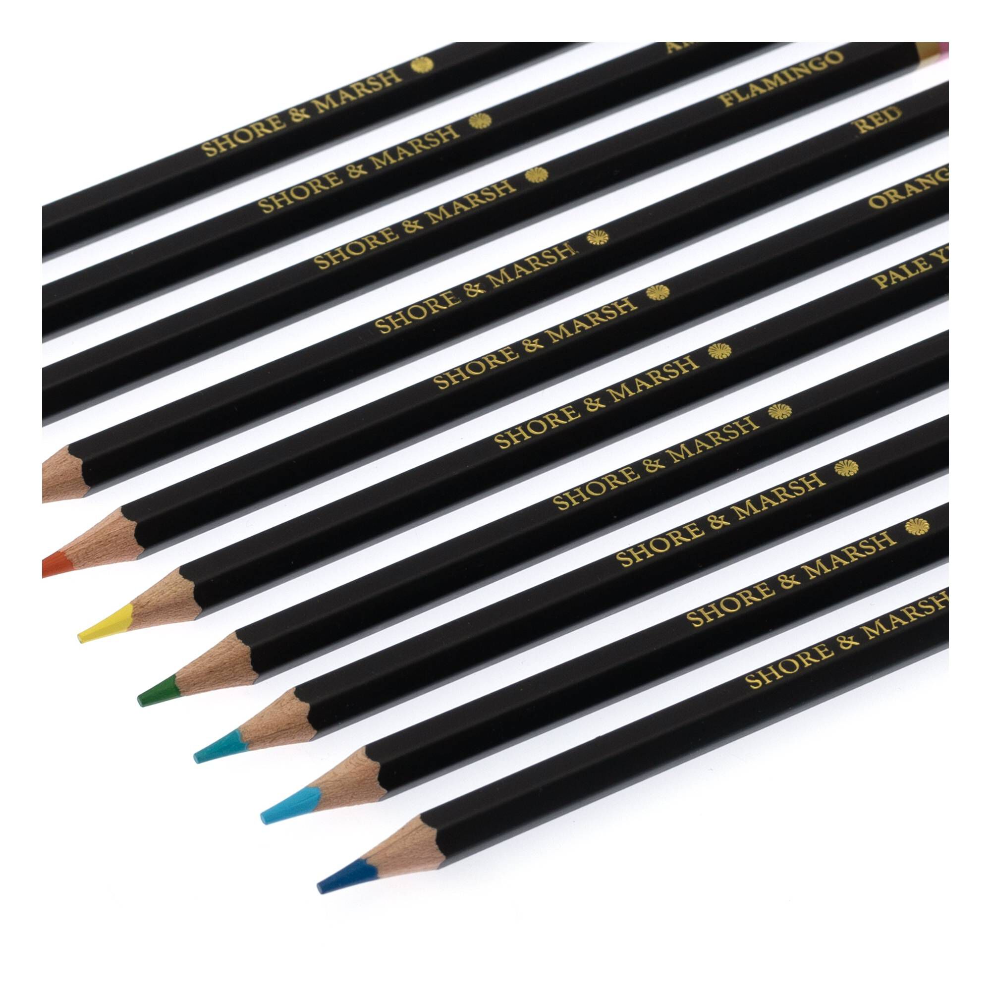 Shore & Marsh Watercolour Pencils 24 Pack | Hobbycraft