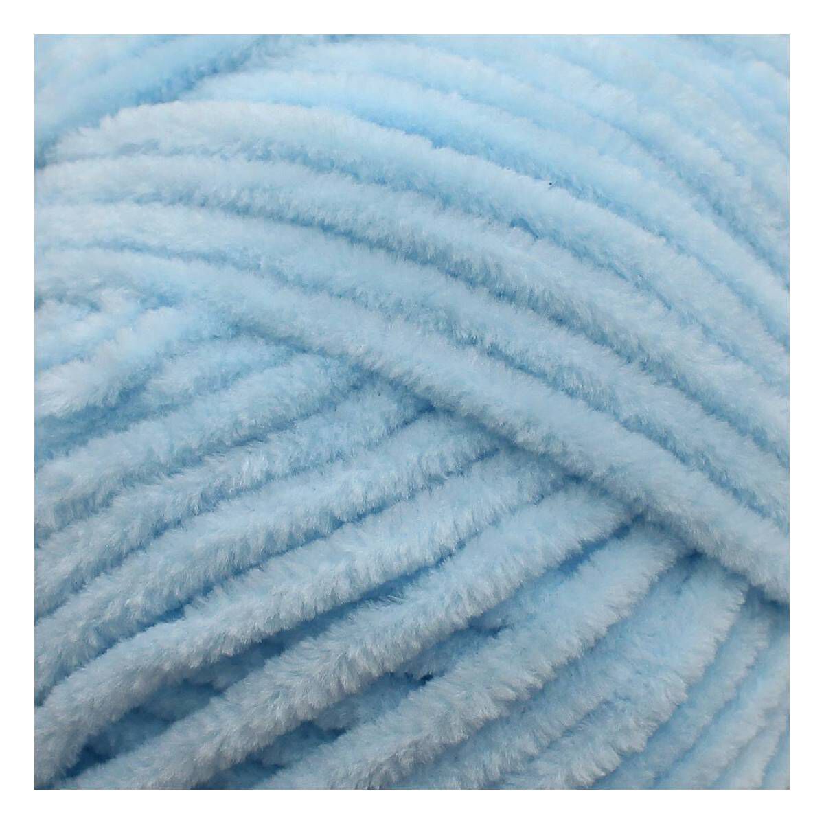 James C Brett Baby Blue Flutterby Chunky Yarn 100 g | Hobbycraft
