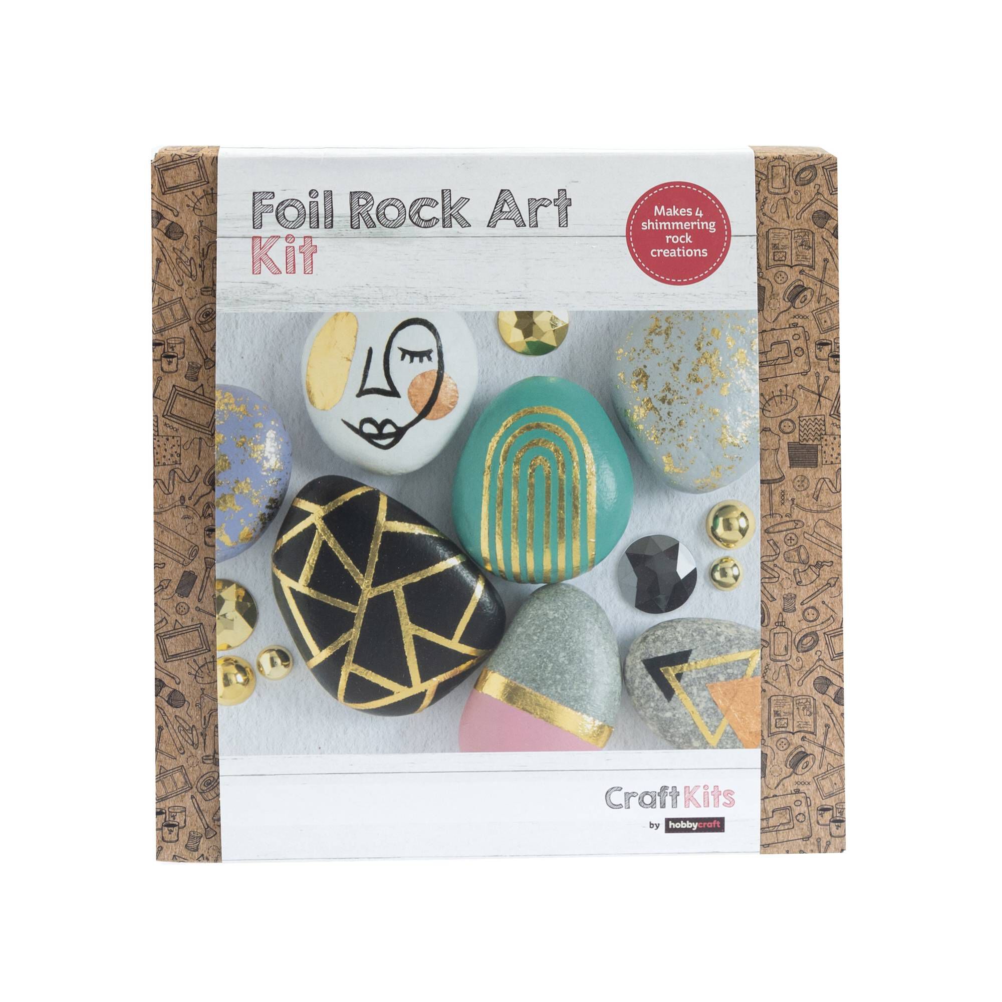 Foil Rock Art Kit | Hobbycraft