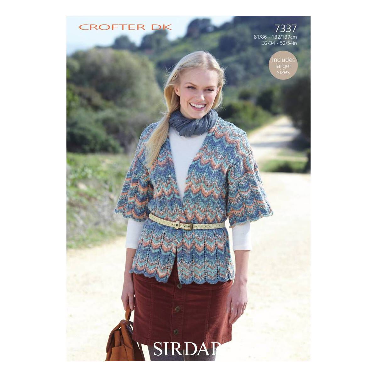 Sirdar Crofter DK Kimono Digital Pattern 7337 | Hobbycraft